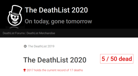 Deathlist, la mort des stars leur va si bien - Happy End